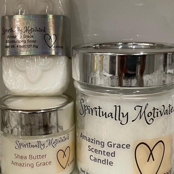 Spiritually Motivated | Skincare | Amazing Grace Body Cream 3pc Gift ...
